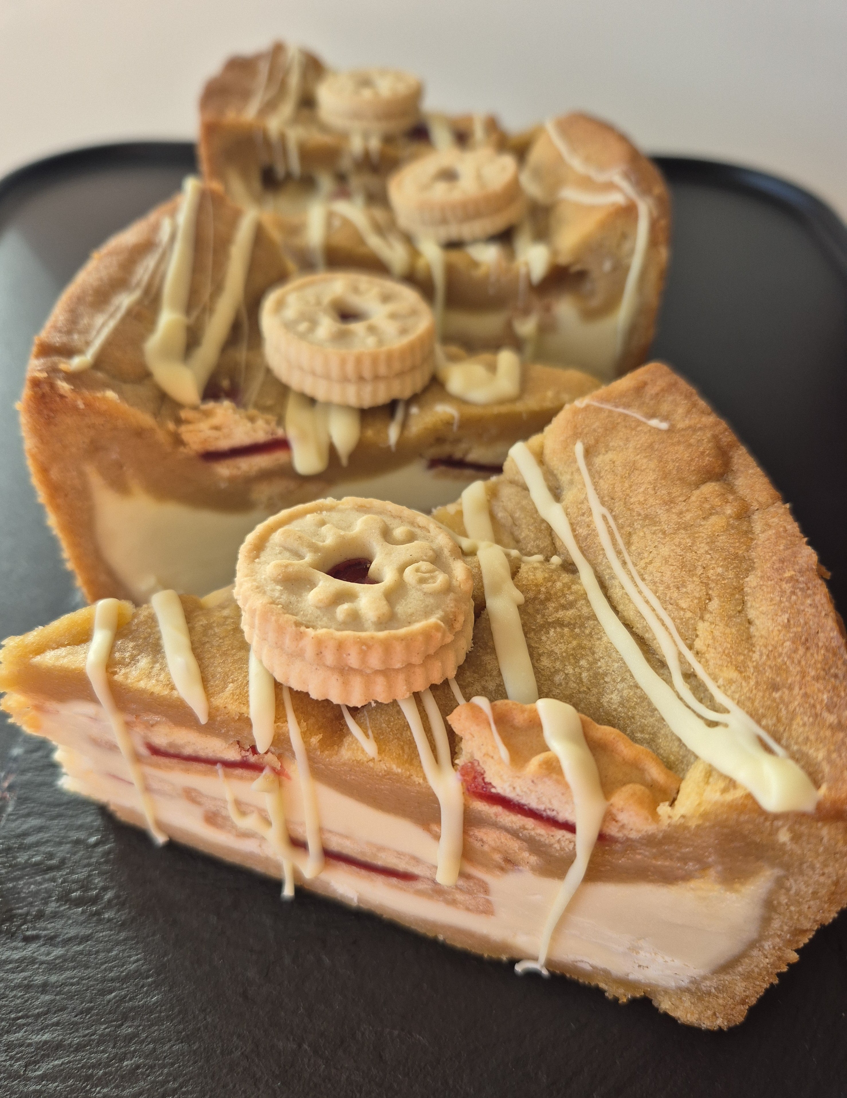 Jammie Dodger Cookie Pie – Bakes by Tess